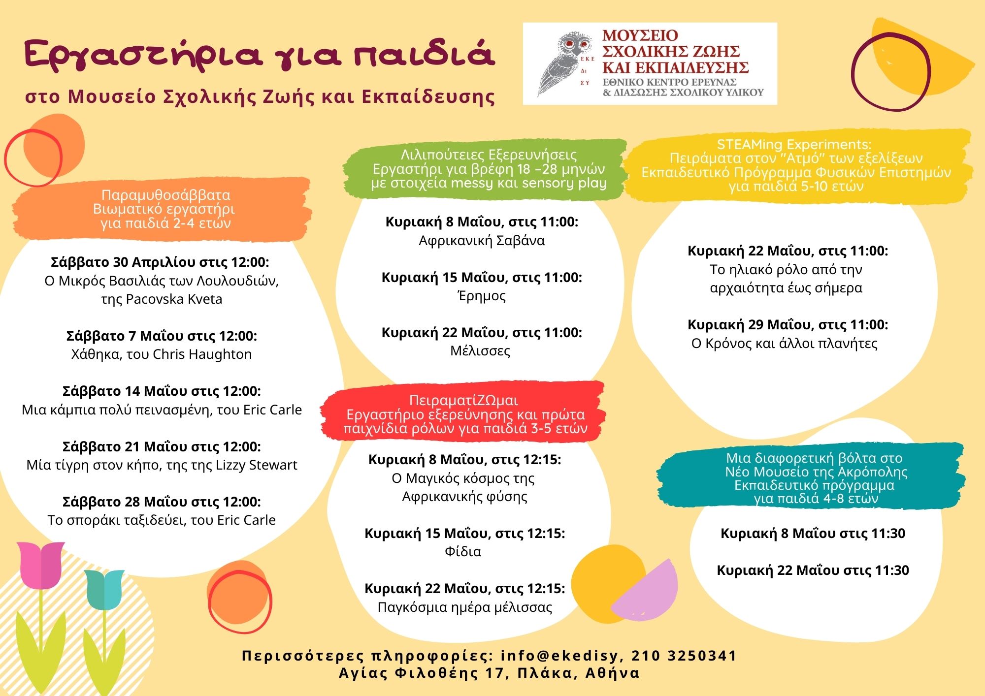 Εργαστήρια για παιδιά | ΕΚΕΔΙΣΥ